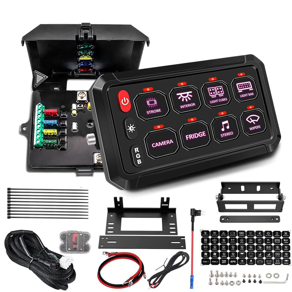 Campervan Electrical Kit with Diagram - Victron / LiFePo4 / ECE R10